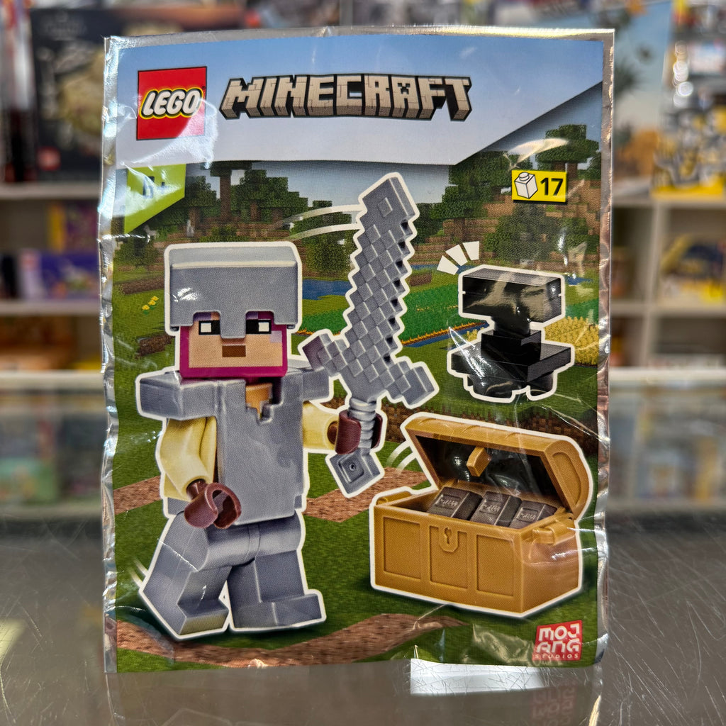 Knight with Chest and Anvil foil pack, 662309 – United Brick Co®