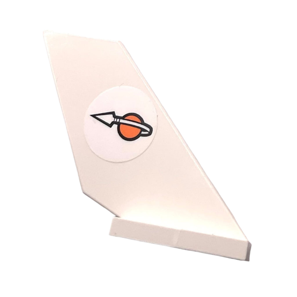 Tail Shuttle with Classic Space Logo Pattern Model Right Side (Sticker ...