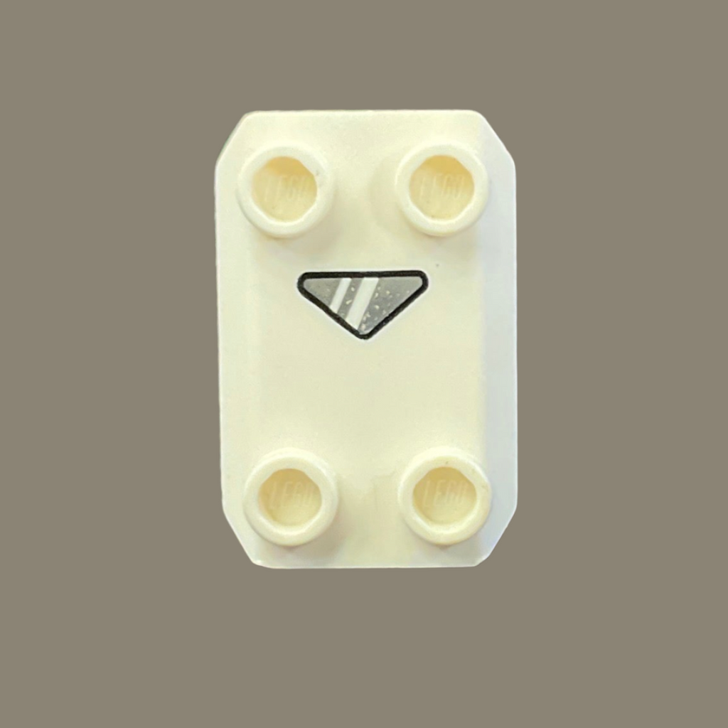 Modified 2 x 3 Inverted with 4 Studs and Bar Handle on Bottom (Rocker ...