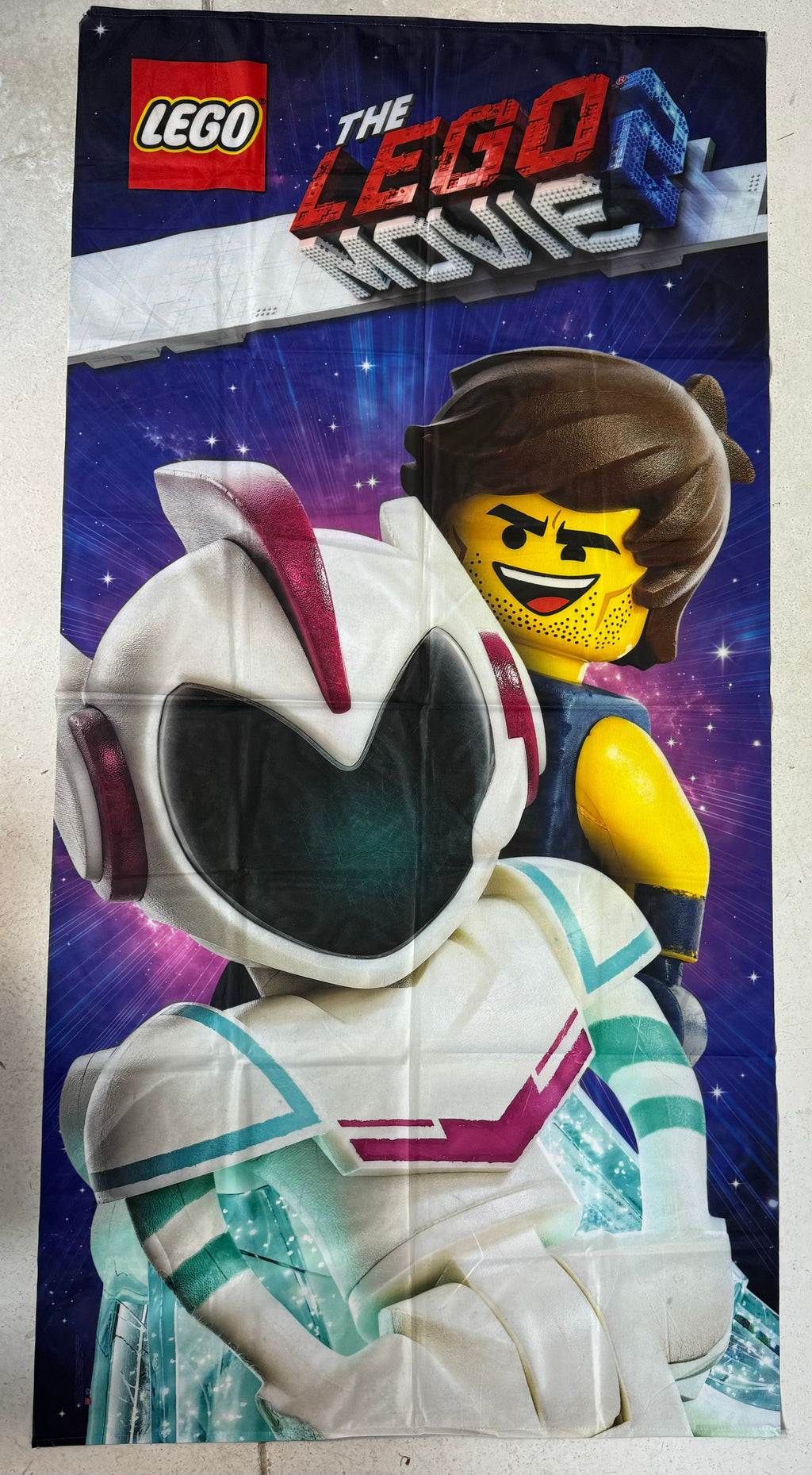 Cloth Banner - Lego Movie 2 Rex & Mayhem – United Brick Co®