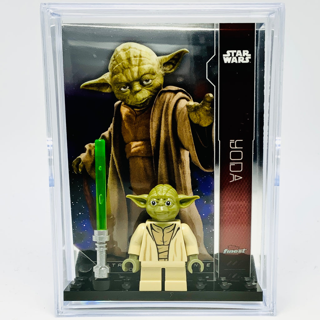 Yoda with Trading Card & Collector’s Case – United Brick Co®