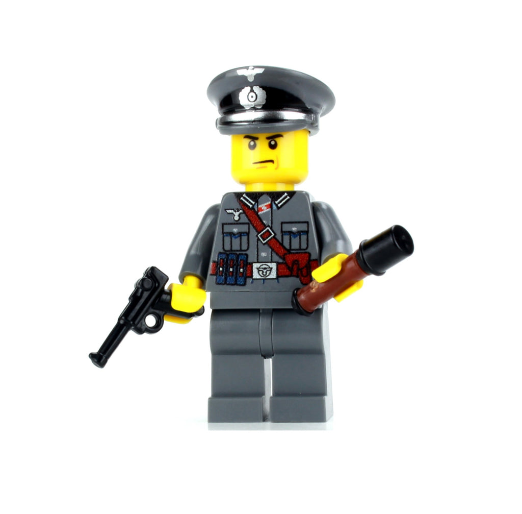 WWII German Wehrmacht Officer Minifigure, BB62 – United Brick Co®