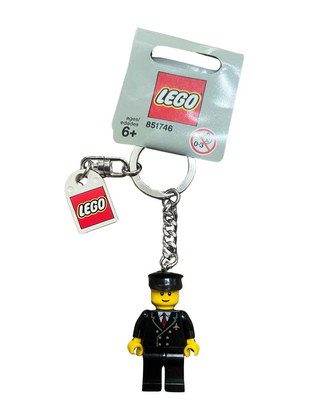 LEGO® City Pilot Minifigure Keychain, 851746 – United Brick Co®