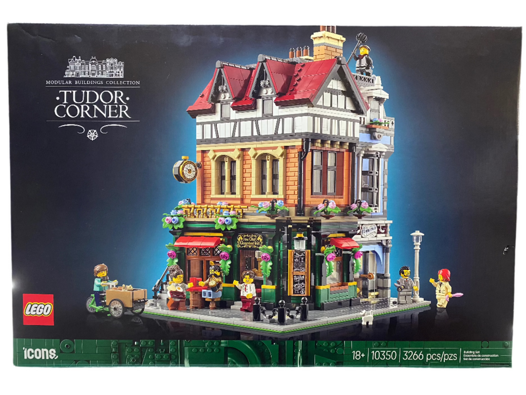 Tudor Corner, 10350 - LEGO® Modular Building Set – United Brick Co®
