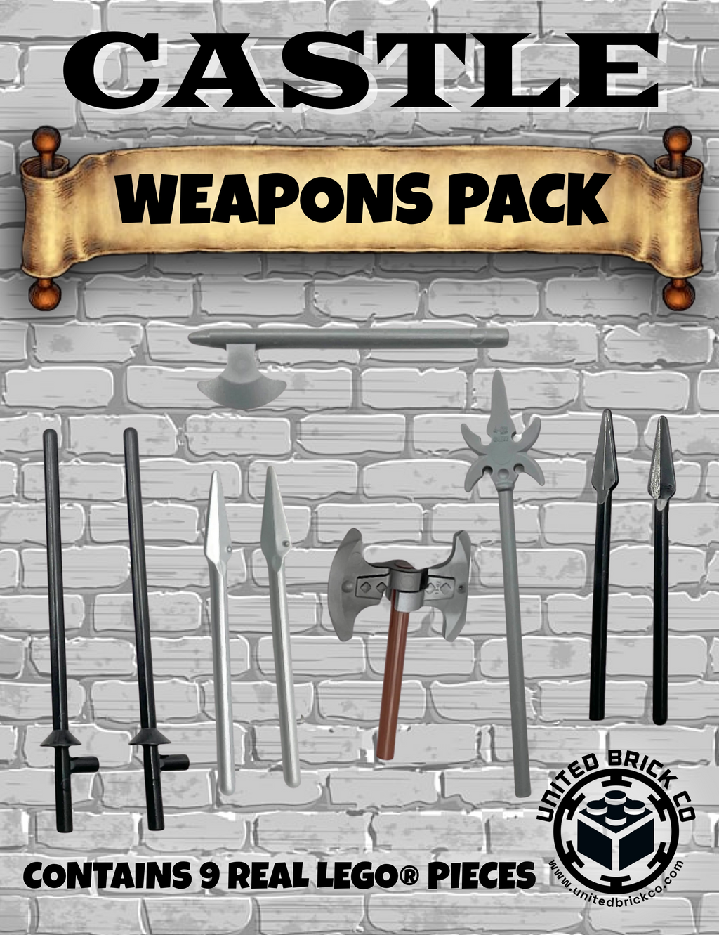 Castle Weapons Pack – United Brick Co®
