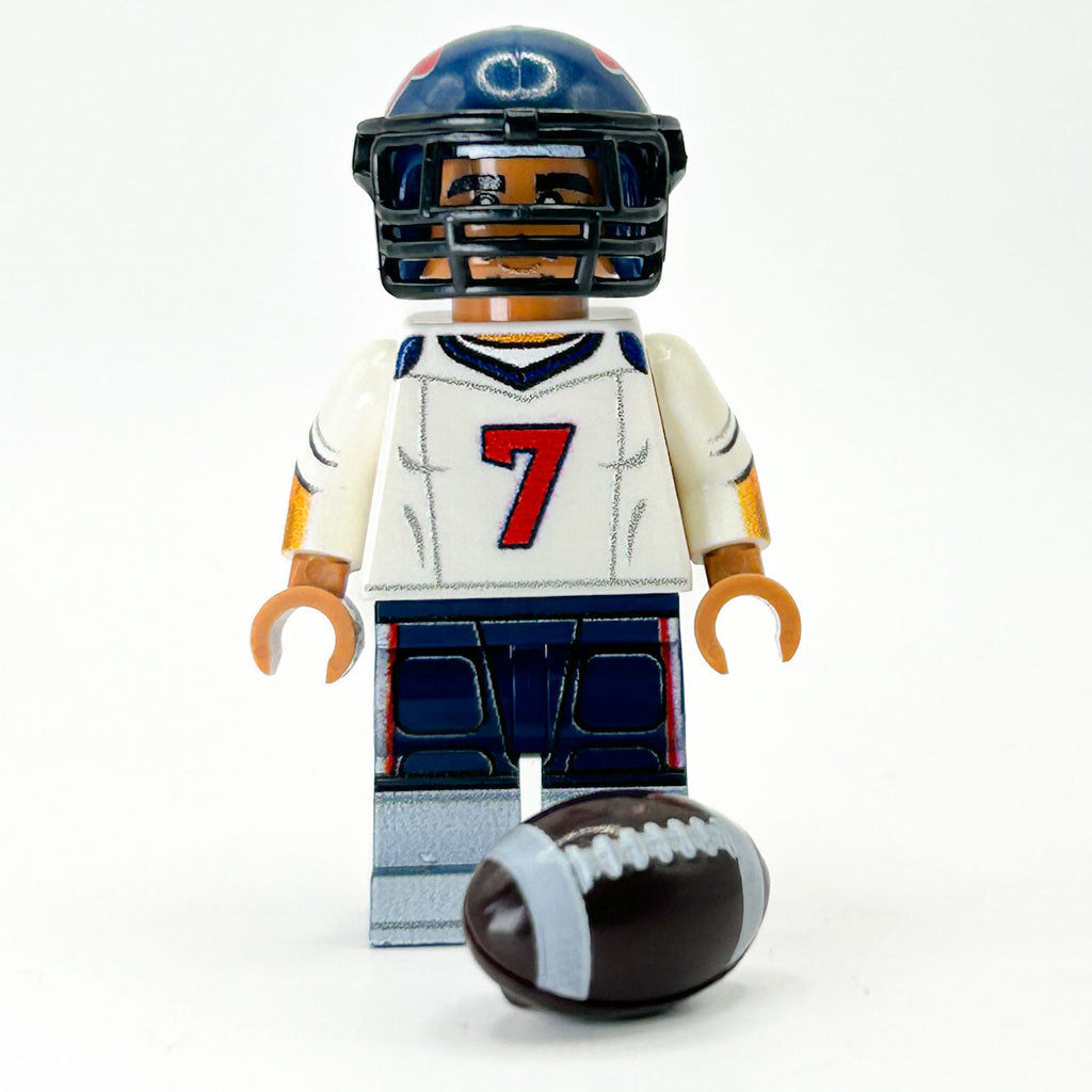 #7 Stroud QB Houston Football Player Minifig made using LEGO parts - B ...
