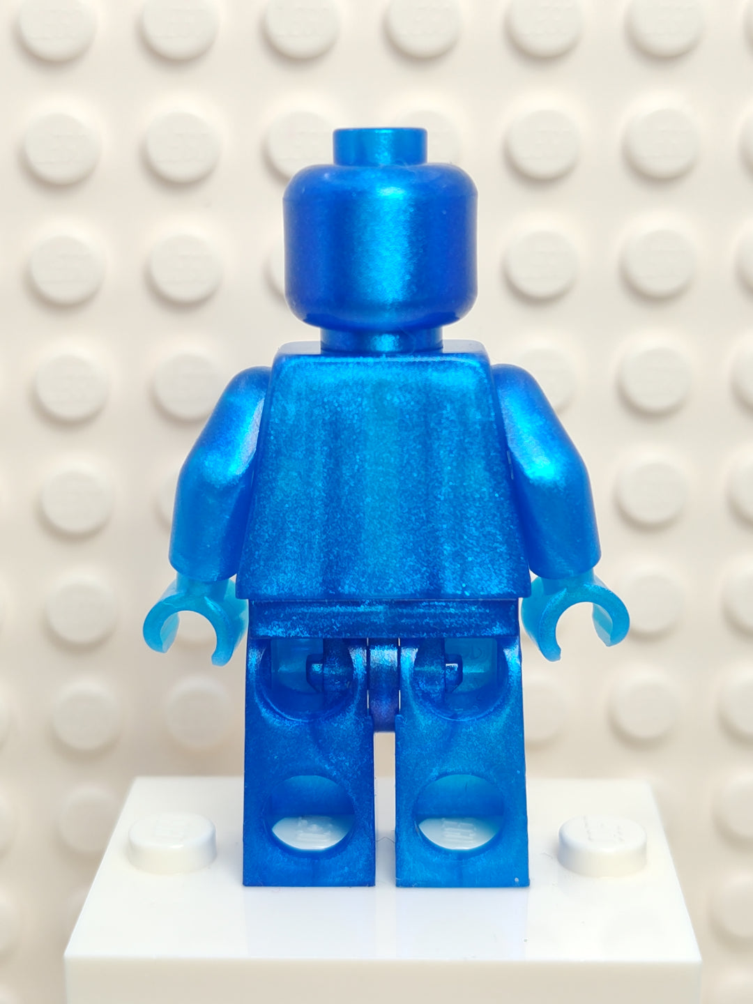 Prototype Monochrome Satin Trans-Dark Blue Minifigure – Atlanta Brick Co