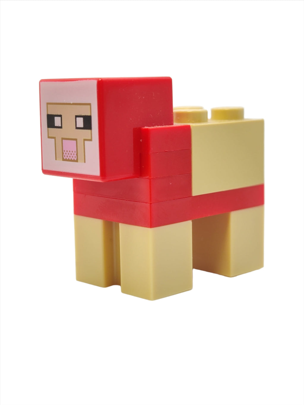 Minecraft Sheep Red - Sheared, minesheep04 – United Brick Co®