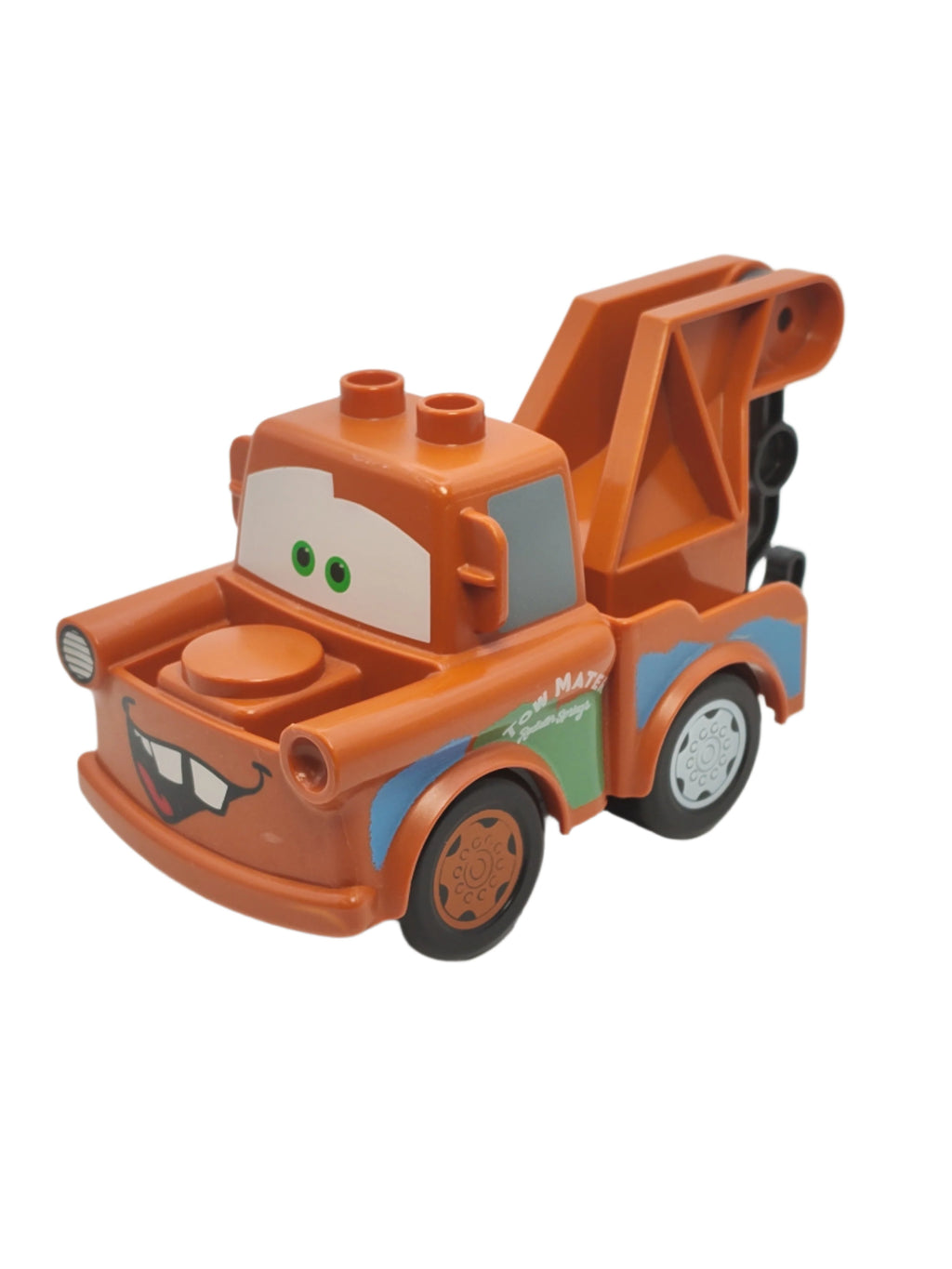 Duplo Tow Mater - Dark Orange and Light Bluish Gray Wheels, crs026 ...