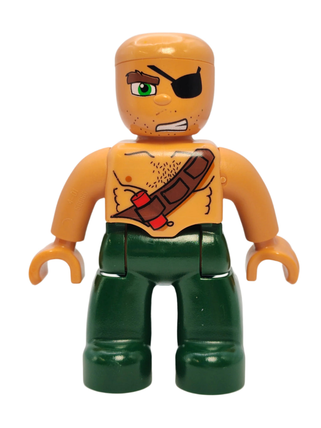 Duplo Figure Pirate - Strap and Dynamite with Bald Head, 47394pb088 ...