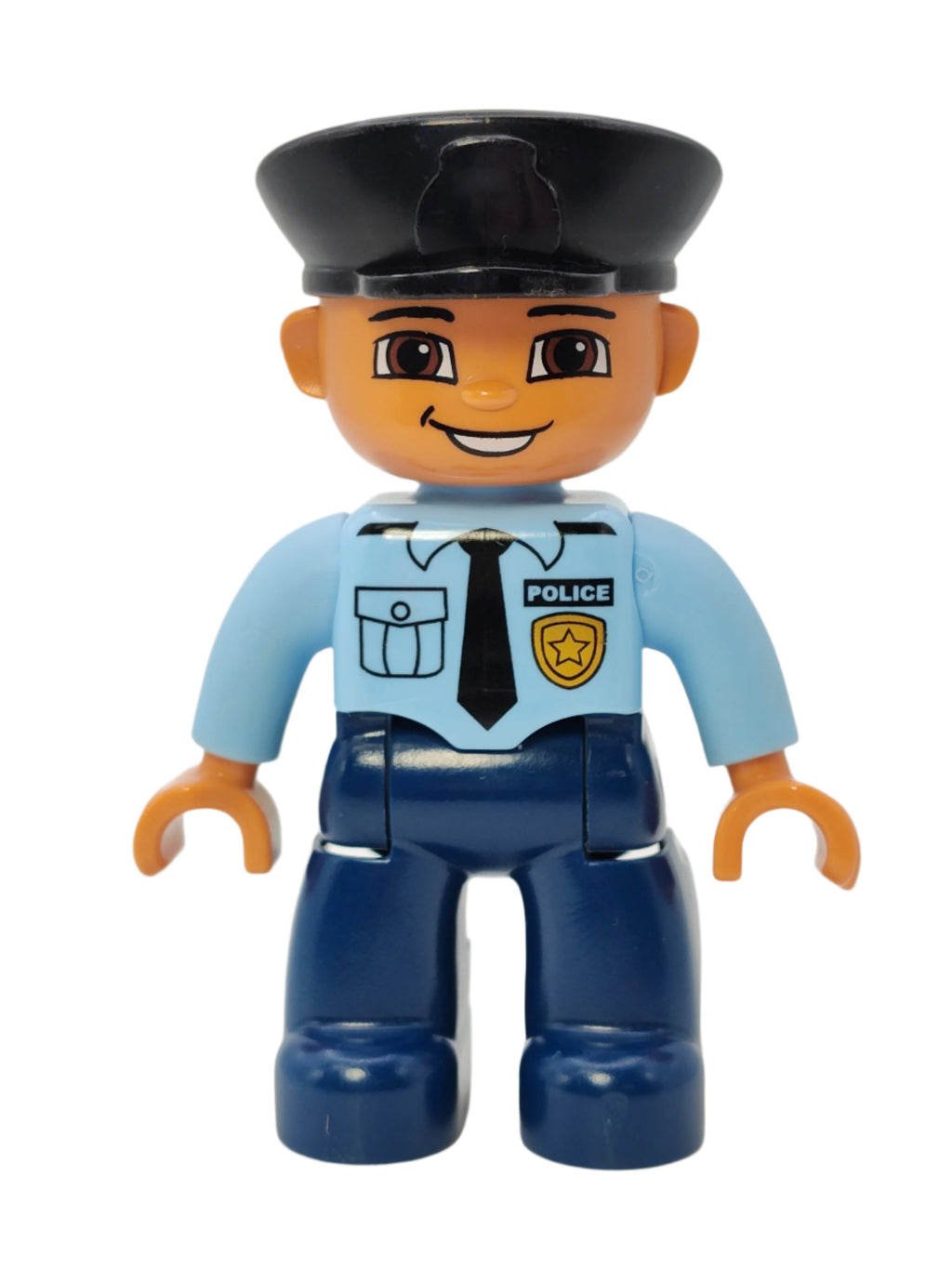 Duplo Male Police - Light Blue Top with Badge and Tie, 47394pb141 ...