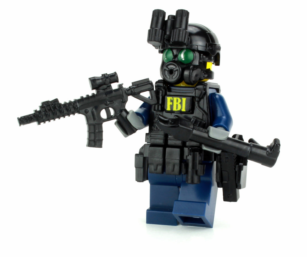 FBI Response Officer Custom Minifigure, BB67 – United Brick Co®