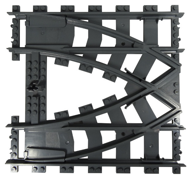 LEGO® Train Track, Double Crossover Rail (Half), Part# 60128 – Atlanta ...