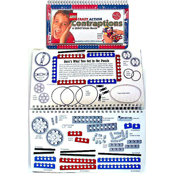 Crazy Action Contraptions Book (Klutz) - B100 - 756183 – United Brick Co®