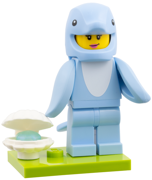 Dolphin Costume Fan, col28-9 – United Brick Co®
