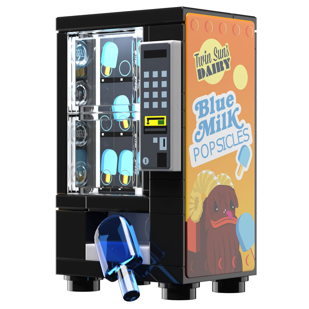 B3 Customs® Blue Milk Popsicles Vending Machine Building Set – United ...
