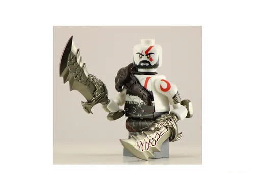 KRATOS God of War (White Variant) Custom Printed Lego Minifigure ...