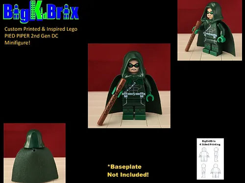 Pied Pipper DC Custom Printed & Inspired Lego Minifigure – United Brick Co®