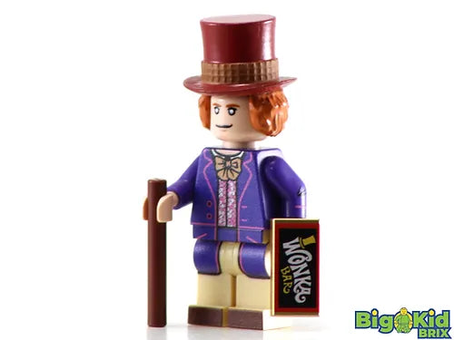 WILLY WONKA V1 Custom Printed Lego Minifigure – Atlanta Brick Co