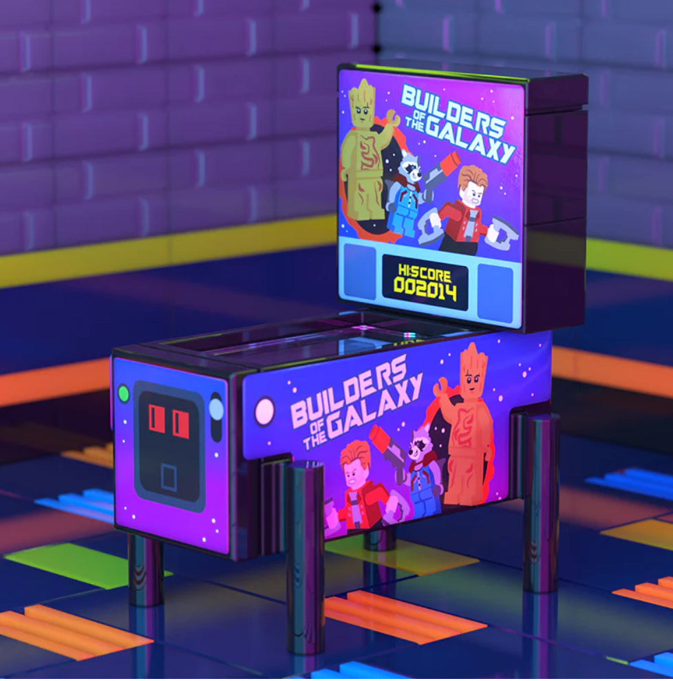 Builders Of The Galaxy Pinball Arcade Game – United Brick Co®