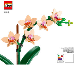 10343-Mini Orchid - INSTRUCTIONS ONLY – United Brick Co®