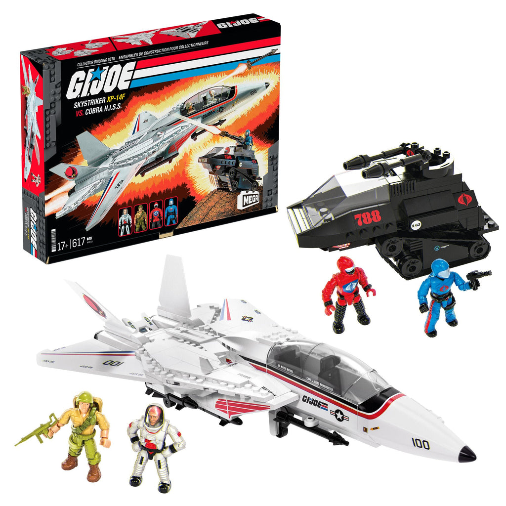 MEGA®, G.I. JOE Skystriker vs. COBRA H.I.S.S. Building Set – United ...