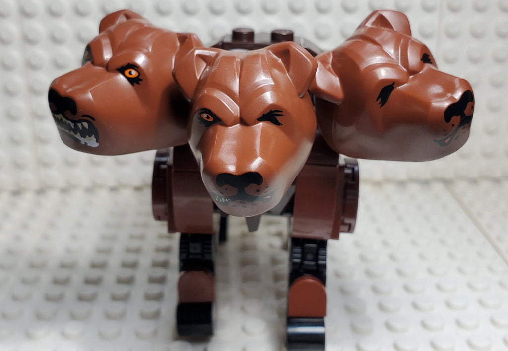 LEGO® Three-Headed Dog (Fluffy) - Brick Built – United Brick Co®