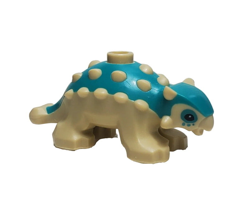 LEGO® Dinosaur Ankylosaurus Baby with Dark Turquoise – Atlanta Brick Co