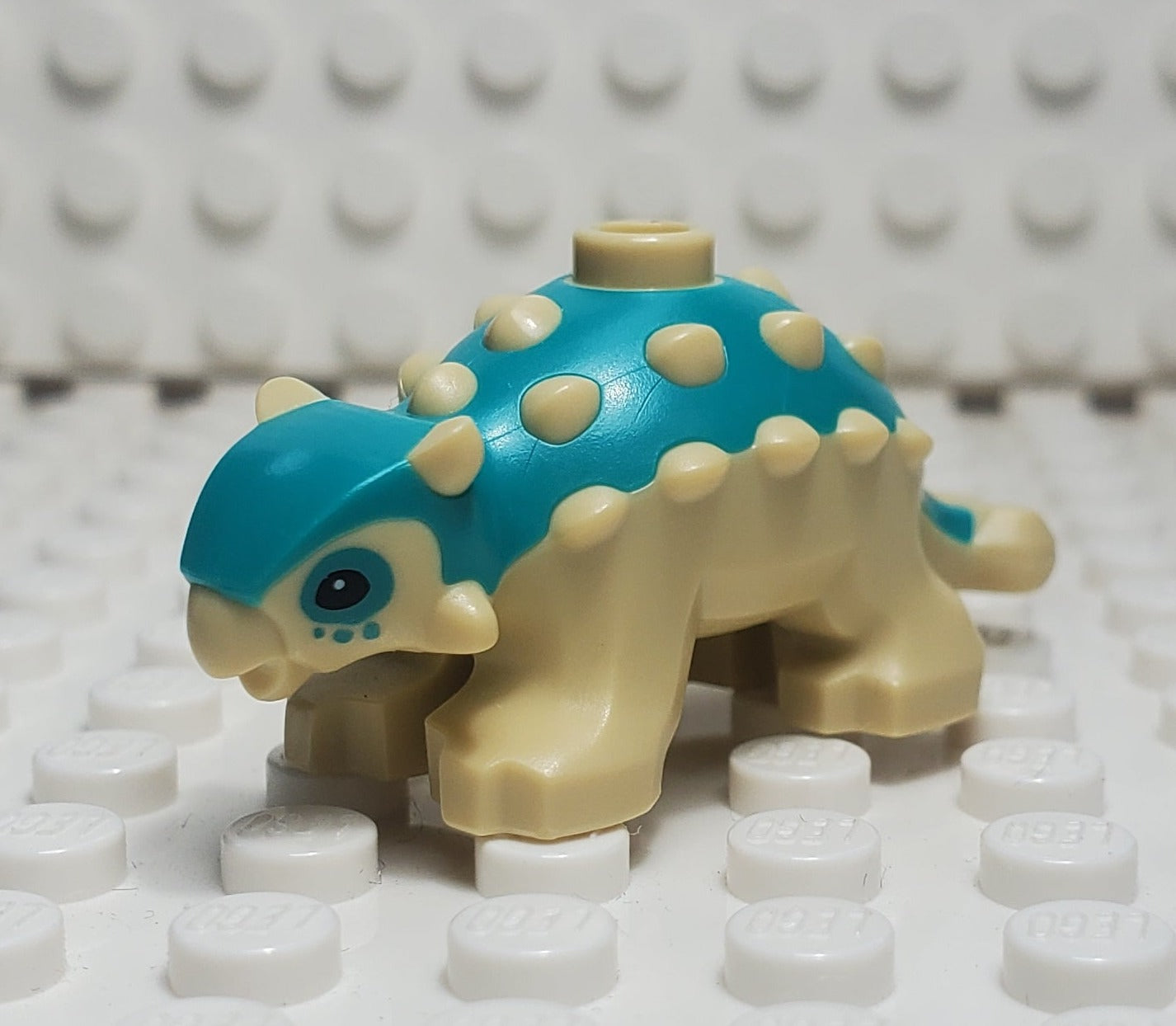 LEGO® Dinosaur Ankylosaurus Baby with Dark Turquoise – Atlanta Brick Co