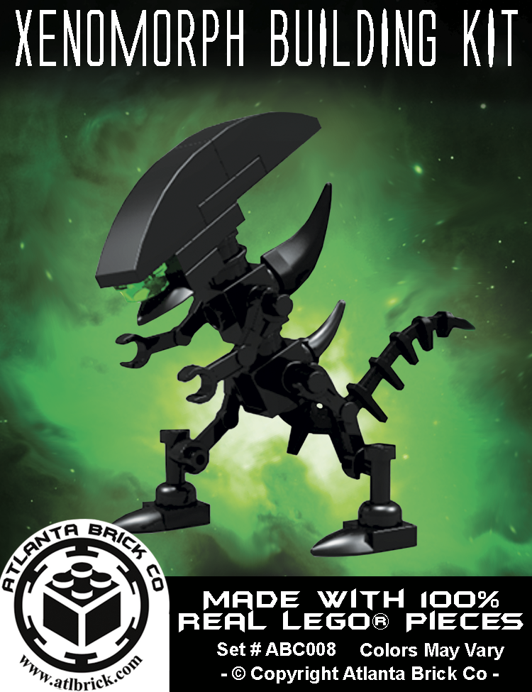 Alien Xenomorph Building Kit #ABC008 – United Brick Co®