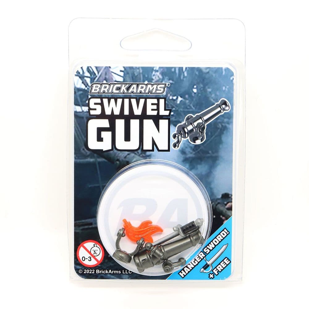 Swivel Gun with Hanger Sword Pirate Buccaneer Pack - BrickArms – United ...