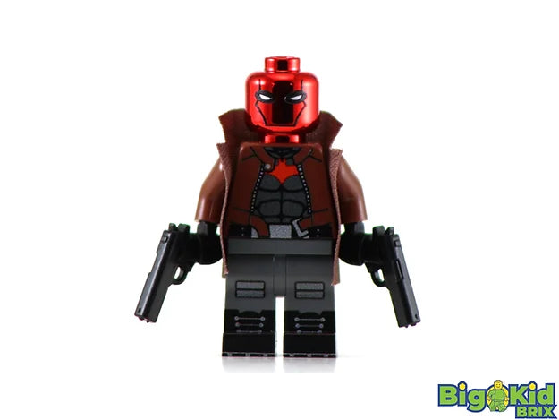 CRIMSON HOOD CHROME DC Custom Printed Lego Minifigure! – United Brick Co®