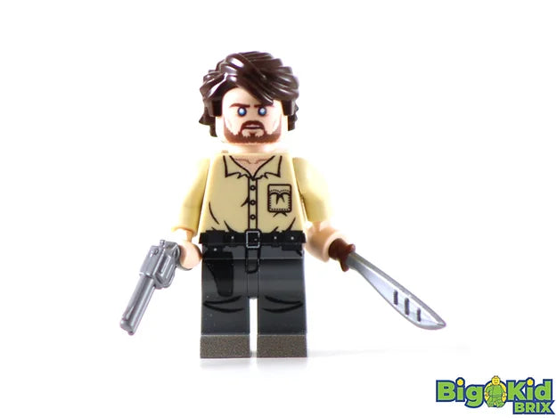 RICK WALKING DEAD Custom Printed LEGO® Minifigure – United Brick Co®