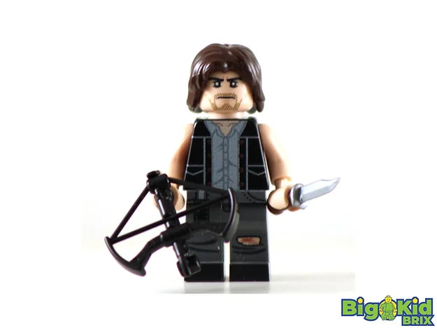 DARYL WALKING DEAD Custom Printed Lego Minifigure – United Brick Co®
