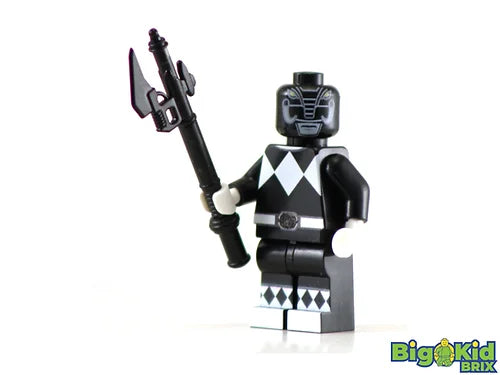 BLACK RANGER Custom Printed Lego Minifigure! – United Brick Co®