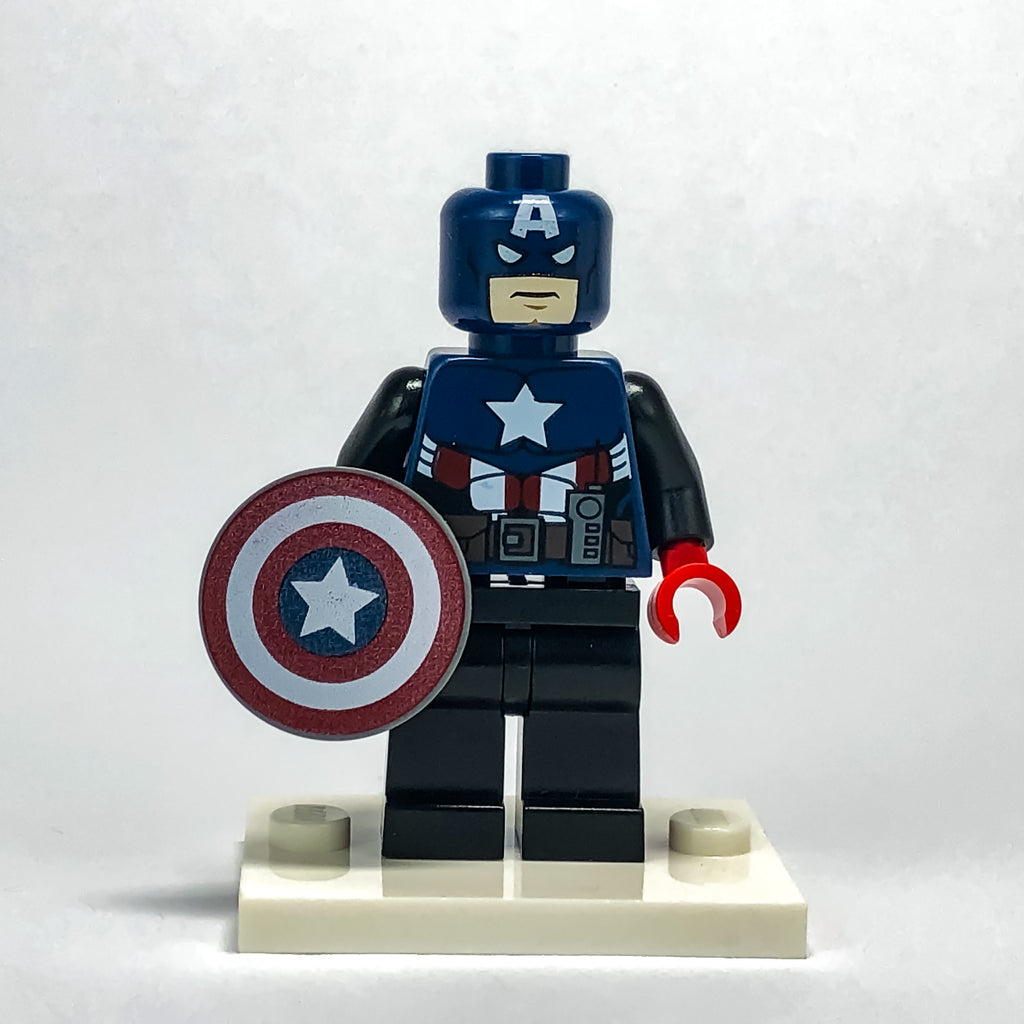 Toy Fair 2012 Captain America, sh0028, LEGO® Marvel Minifigure – United ...