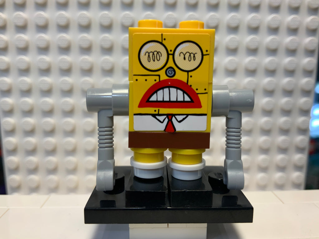 Robot SpongeBob with Sticker, bob009s – United Brick Co®