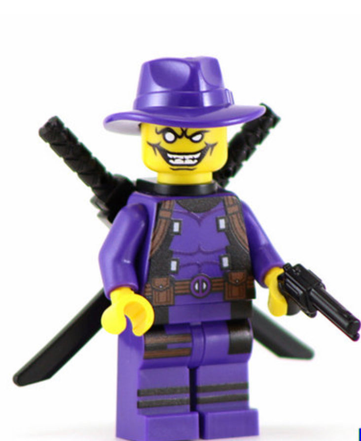 Madcap Deadpool Custom Printed Minifigure – United Brick Co®