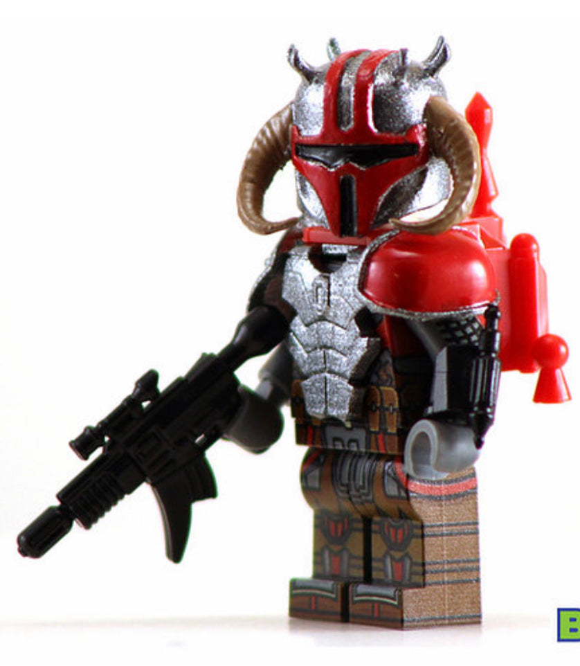 Mandalorian Stormbringer Custom Printed Minifigure – United Brick Co®