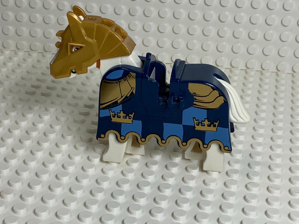 LEGO® Horse Barding, Armor Gold Crowns & Plate, 2490pb07 – United Brick Co®