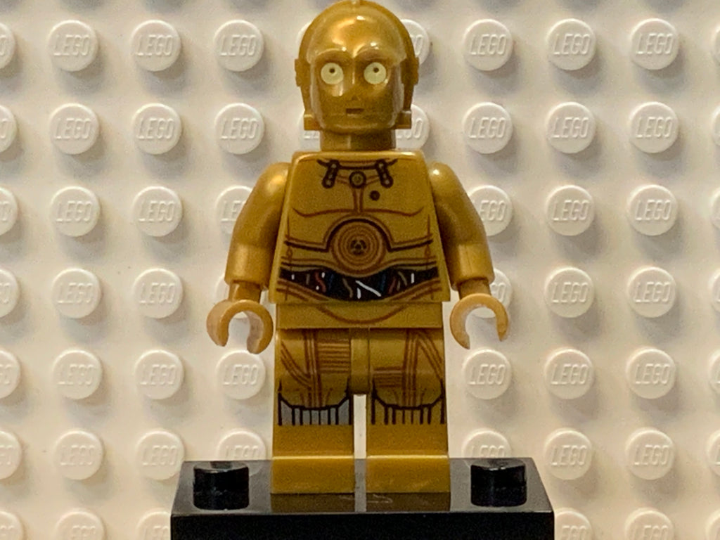 C-3PO, Colorful Wires, Printed Legs, sw0700 – United Brick Co®