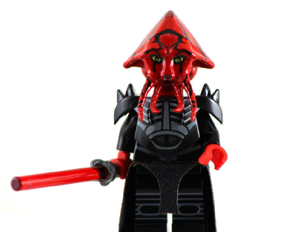 DARK MALEVAL Quarren Sith Lord Custom Printed& Inspired Lego Star Wars ...