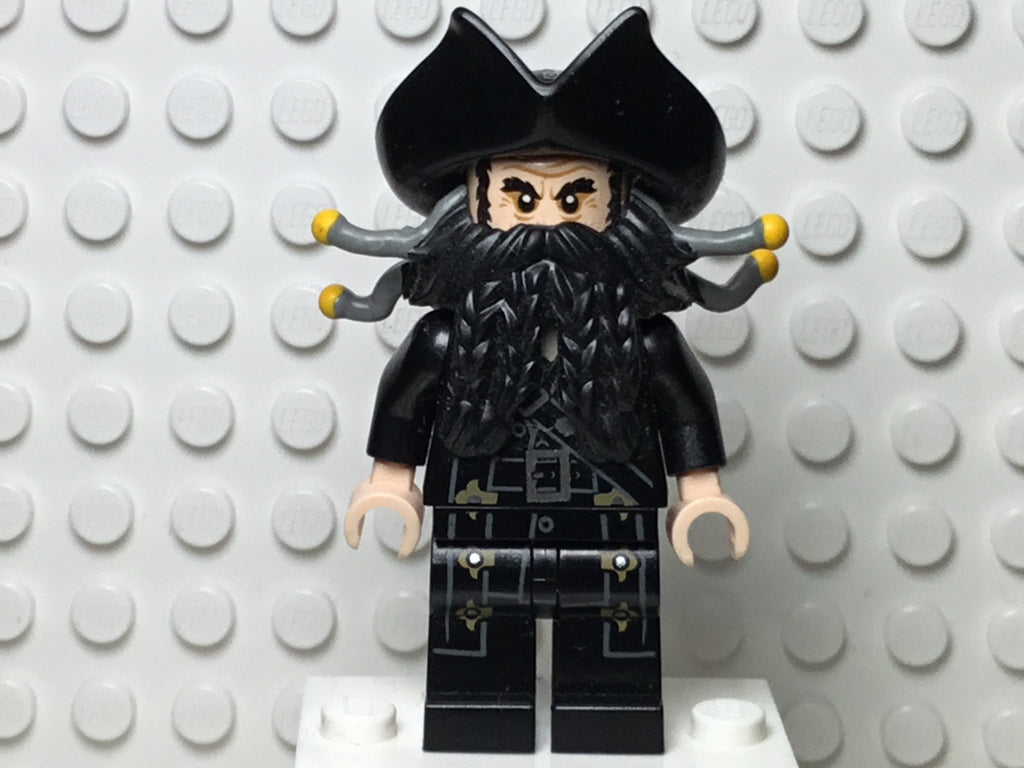 Blackbeard, poc007 - LEGO® POTC Minifigure – United Brick Co®