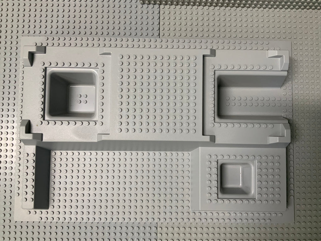 32x48 Raised LEGO® Baseplate w/ Level Front 51542 Light Bluish Gray ...