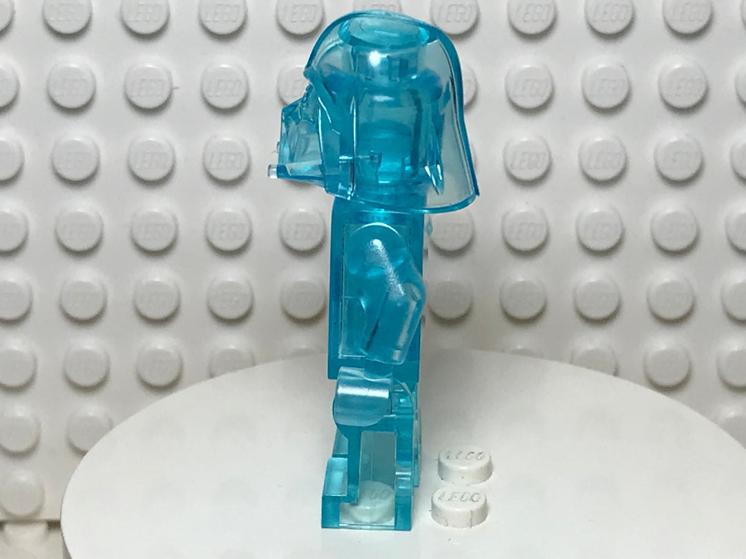 Prototype Darth Vader, Trans-Blue – Atlanta Brick Co