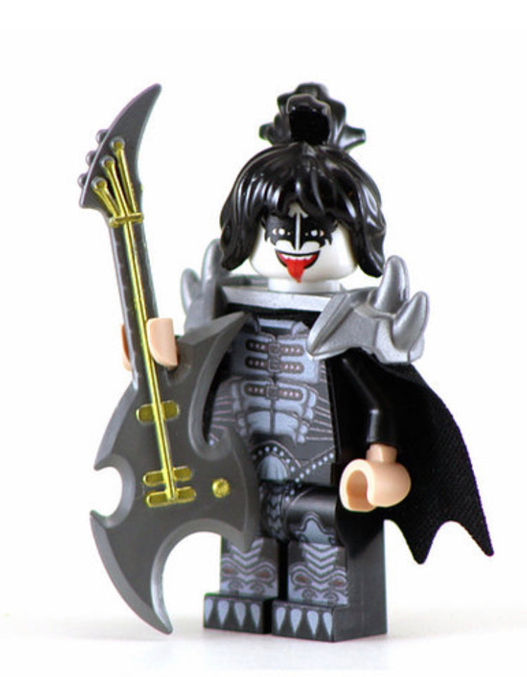 Gene Simmons Kiss Custom Printed Minifigure – United Brick Co®